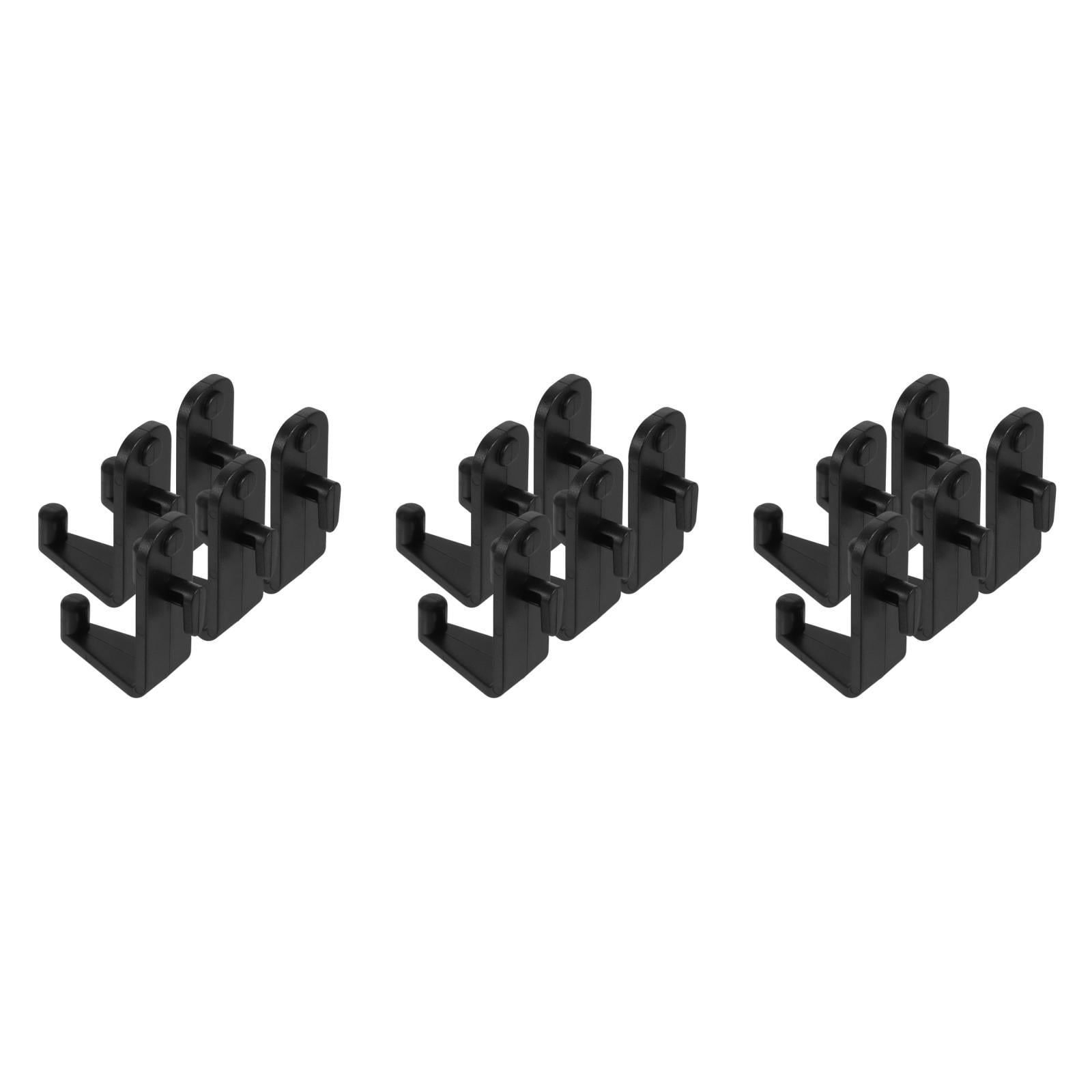 FRCOLOR 15 pcs Heavy Duty Black Pegboard Hooks For Hanging Wall Single ...