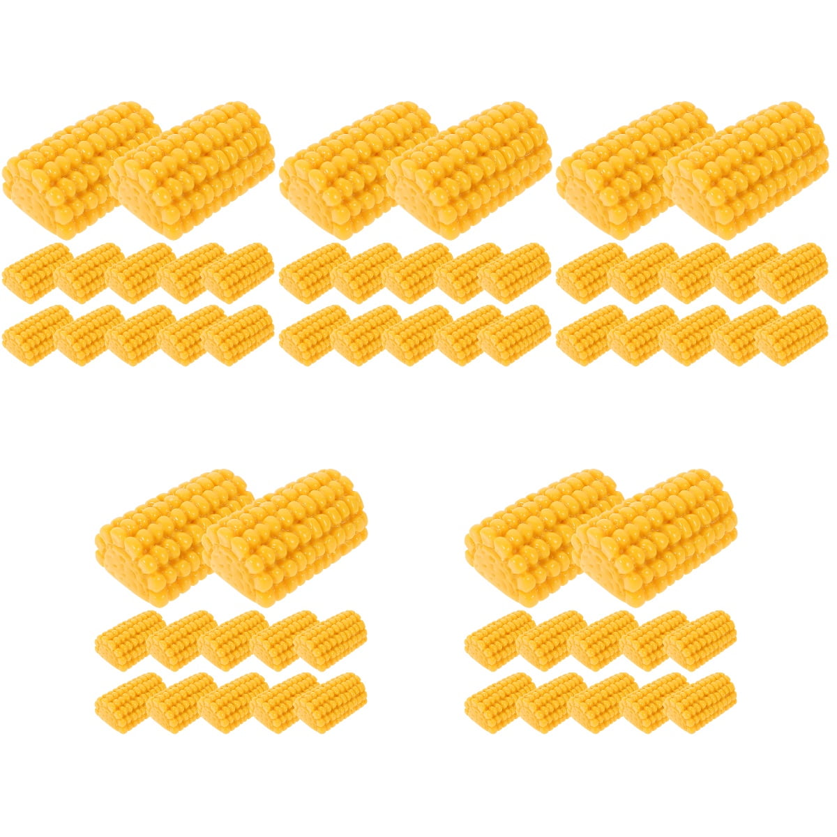 FRCOLOR 150 Pcs Artificial Corn Slices DIY Materials Small Fake Corns ...