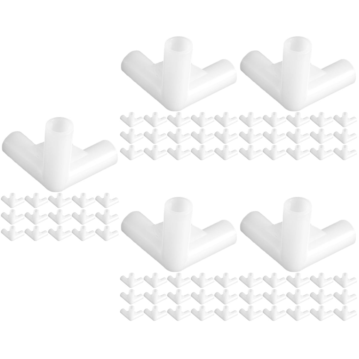 FRCOLOR 150 Pcs Plastic Canopy Fittings Tent Fitting Joints Canopy Tent ...