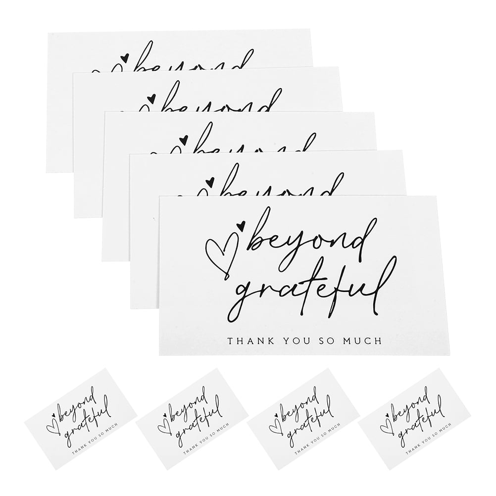 FRCOLOR 150 Pcs Thank You Card Gift Birthday Digital Wedding Cards ...