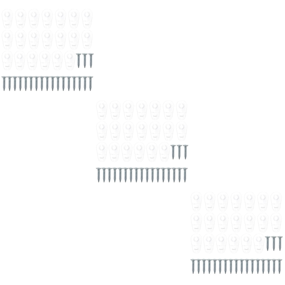 FRCOLOR 150 pcs Glass Retainer Clips Closet Glass Panel Clips Heavy ...