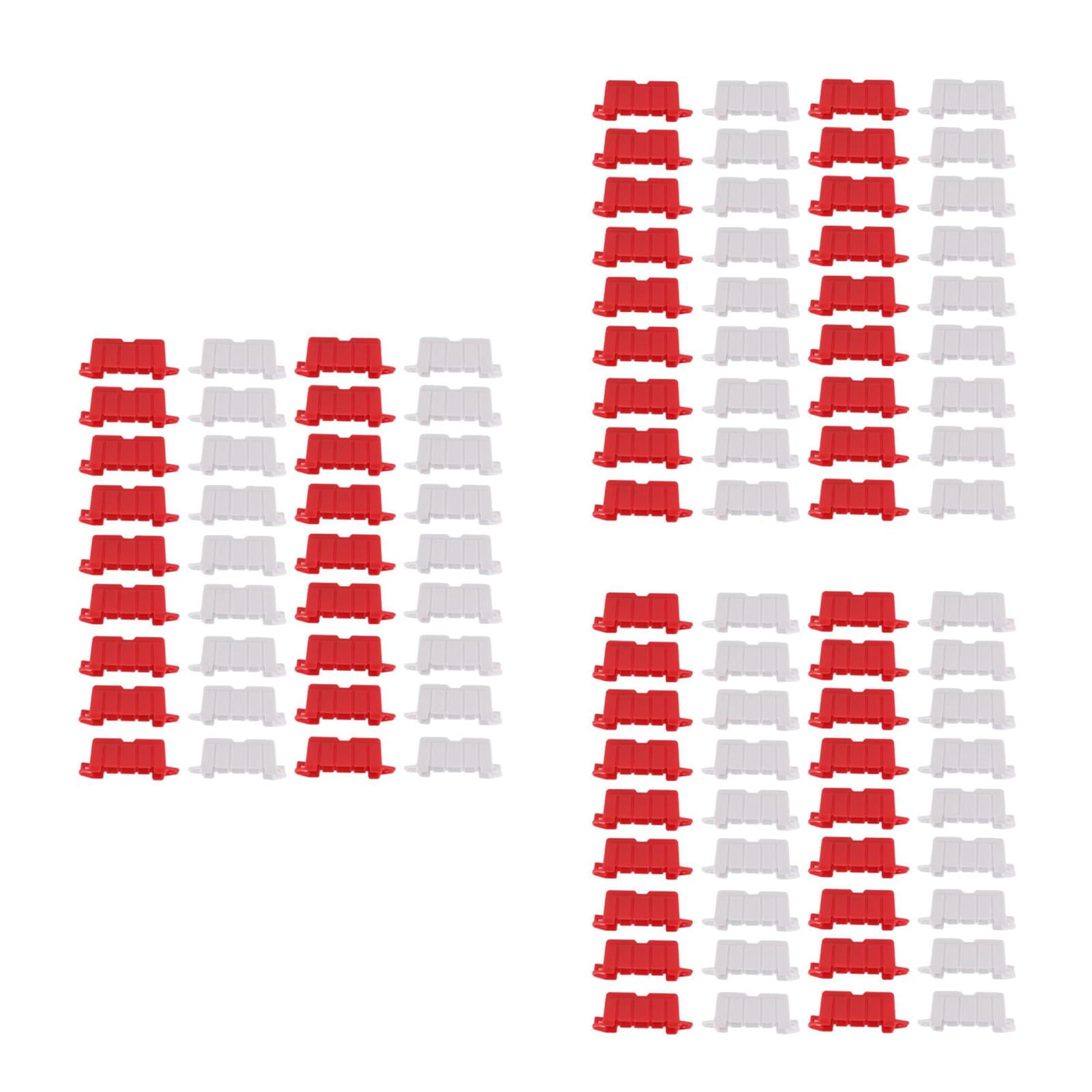 KAKOWELY Miniature Traffic Barrier Toy Race Track Roadblock Scene Model ...