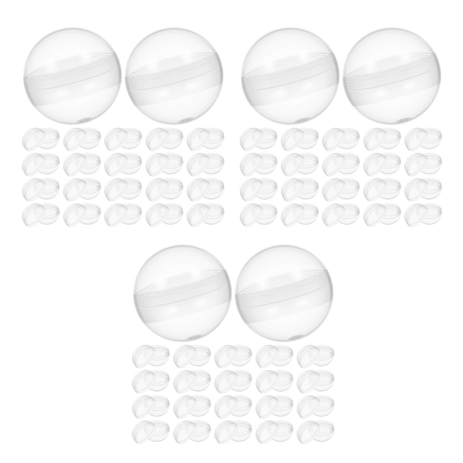 FRCOLOR 150 pcs Transparent Fillable Ball Vending Machine Capsules DIY ...