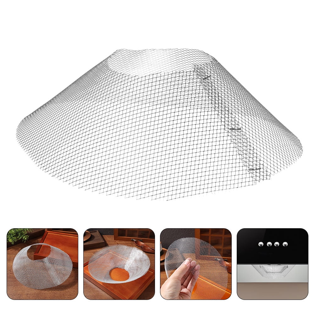 FRCOLOR 15pcs Kitchen Exhaust Fan Filters Grease Trap Net Round Range ...