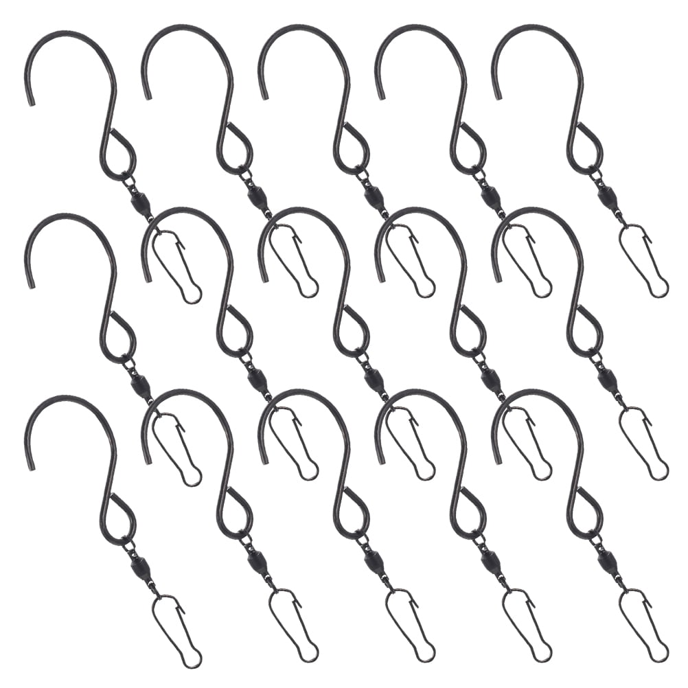FRCOLOR 15pcs Wind Spinner Swivel Hooks 360 Degree Dual Spinning ...