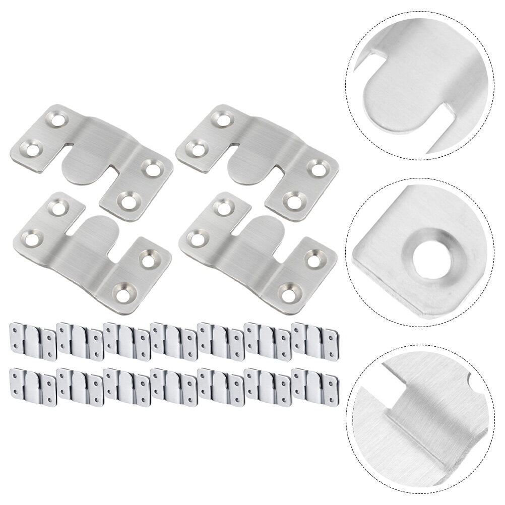 FRCOLOR 16 Pairs Heavy Duty Picture Hangers Interlocking Photo Frame ...