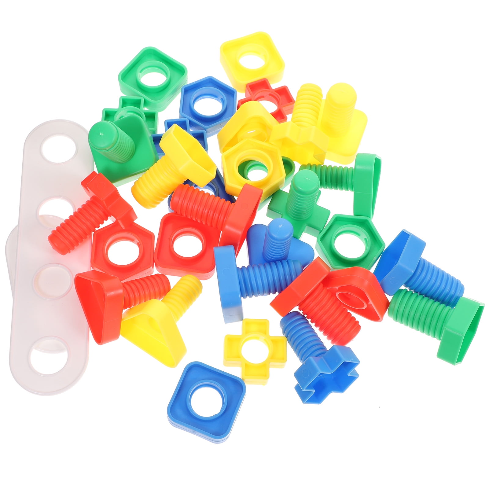 FRCOLOR 16 Pairs Learning Kid Screw Building Blocks Toy Safe Kid's ...