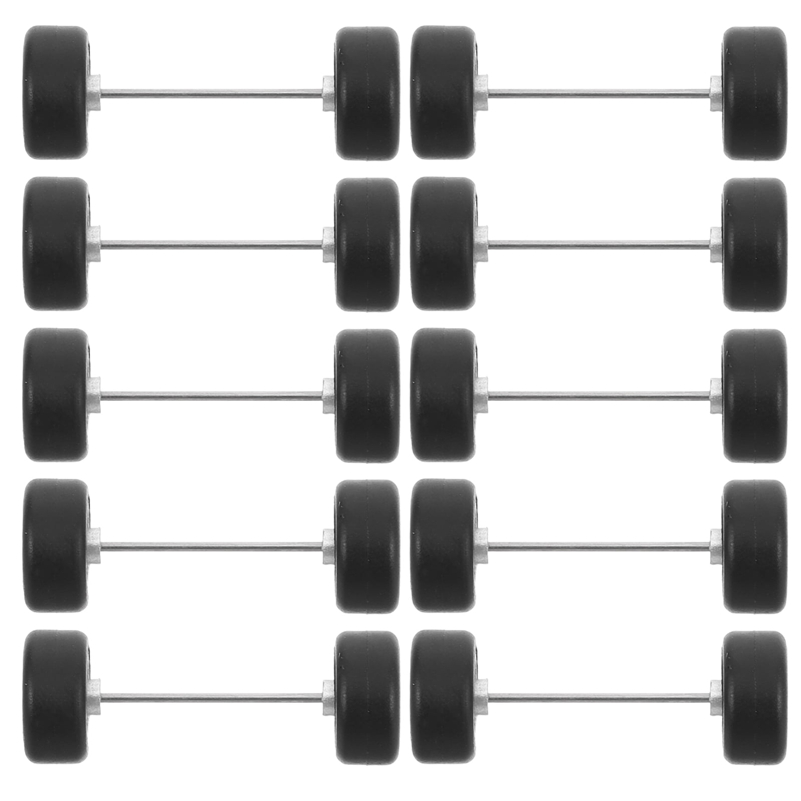 FRCOLOR 16 Pairs Model Car Custom Wheels And Rubber Tires For Rc Car ...