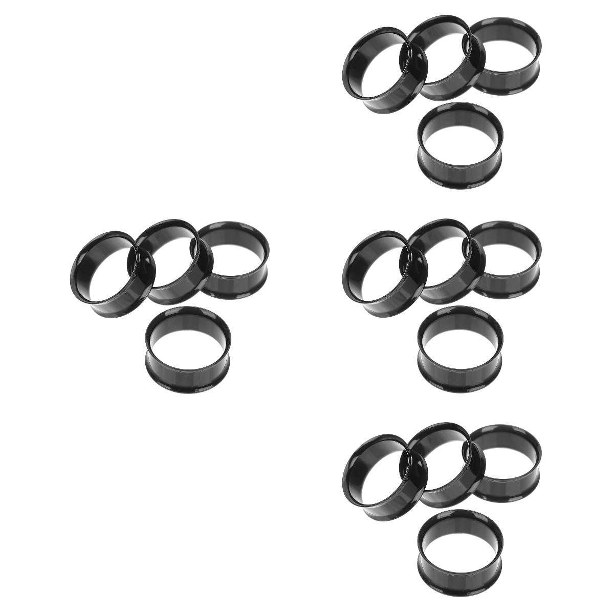 FRCOLOR 16 Pcs Ear Ear Stretcher Expander Flexible Ear Tunnels Plugs ...