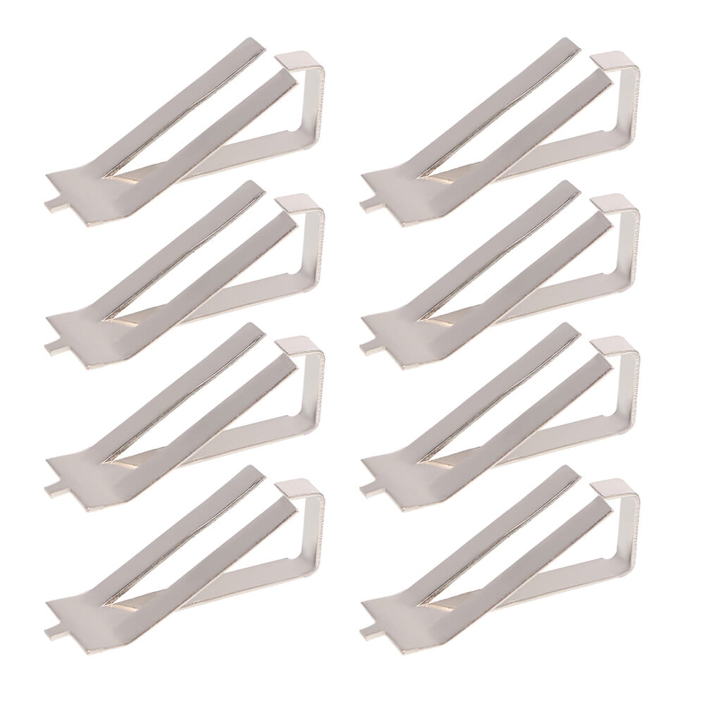 FRCOLOR 16 Pcs Glass Bed Clips Spring Steel Glass Bed Clips Platform ...