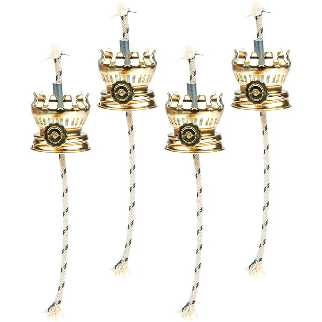 FRCOLOR 16 Pcs Kerosene Lamp Wick Holder Retro Oil Lamp Wick Kerosene ...