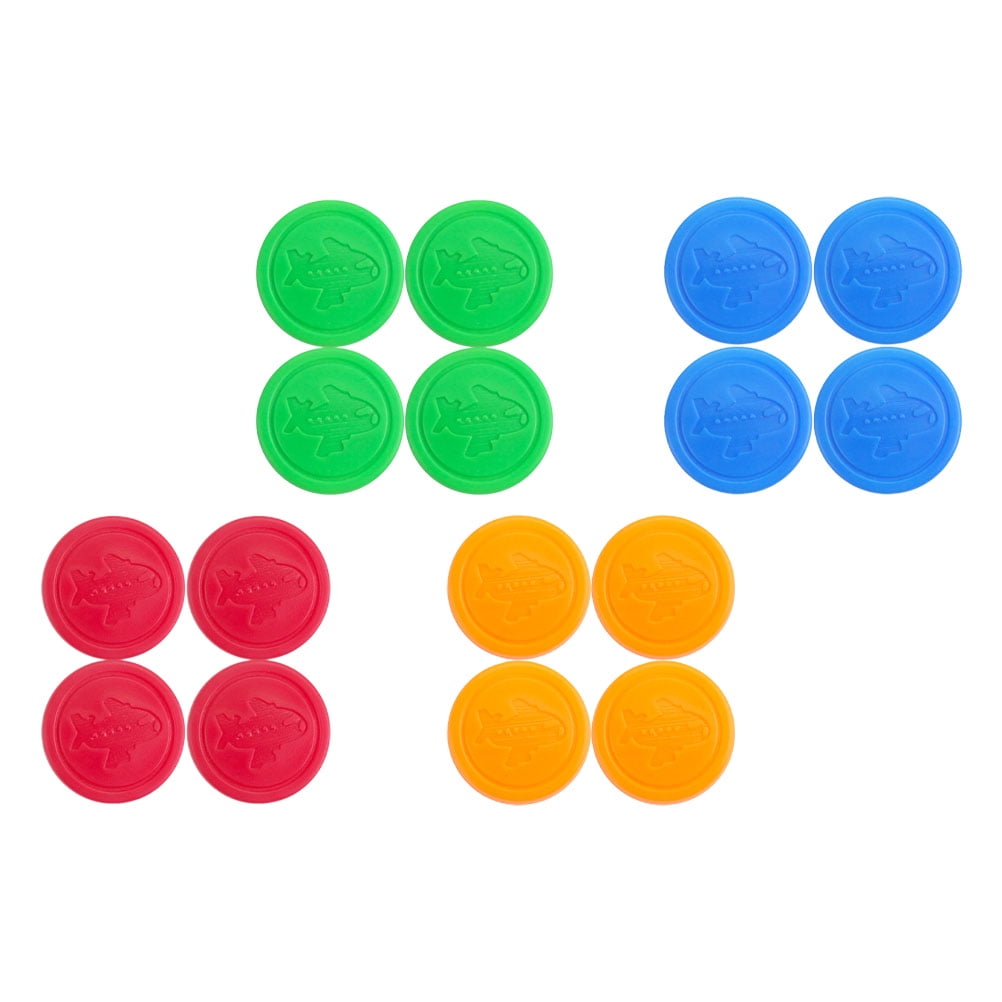 FRCOLOR 16 Pcs Ludo Board Game Token Educational Toys Flying Chess ...