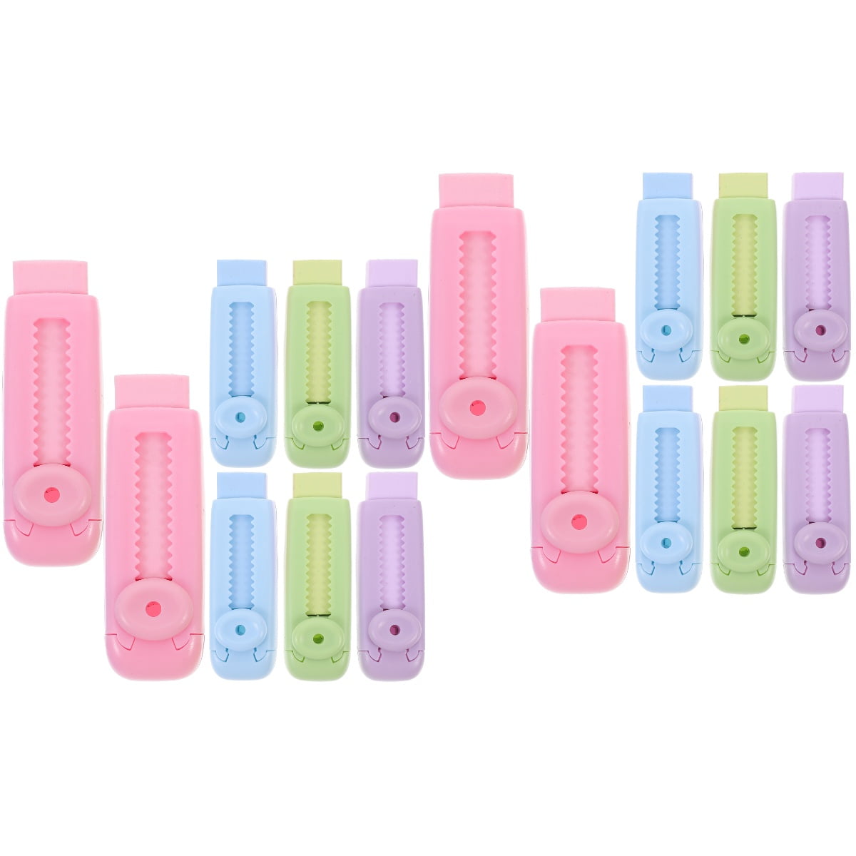 FRCOLOR 16 Pcs Retractable Erasers Traceless Erasers Students Test Exam ...