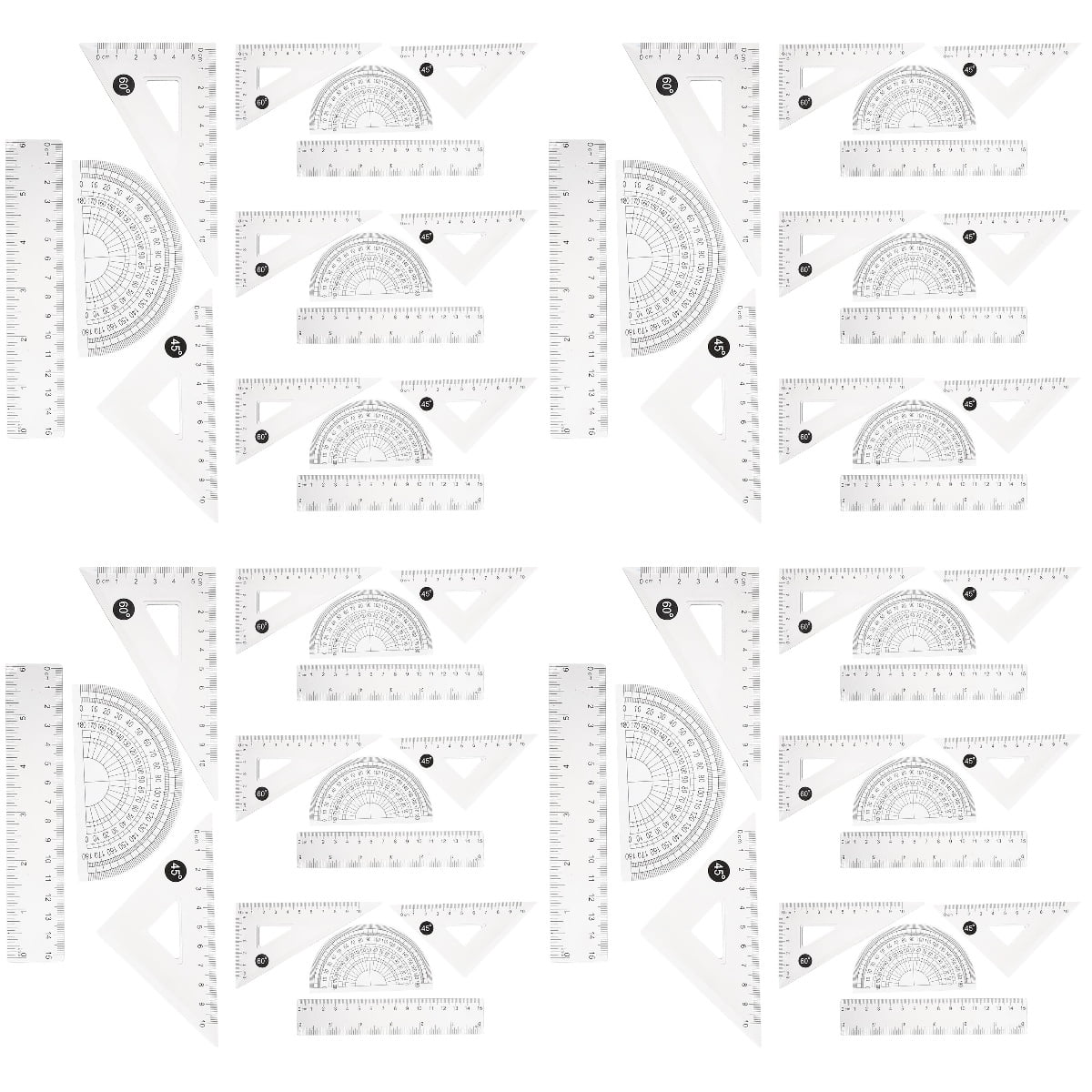 FRCOLOR 16 Sets of Professional Student Drafting Kit Engineering ...