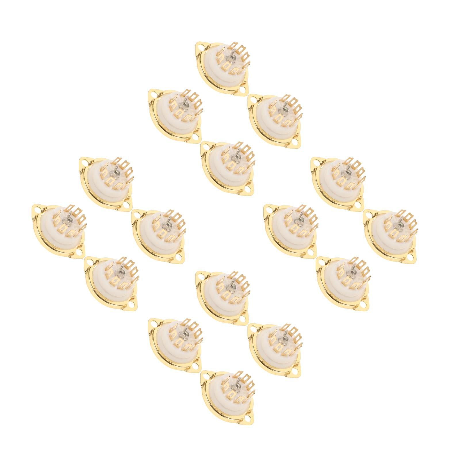 FRCOLOR 16 pcs 9-pin Tube Sockets Audio Equipment Tube Sockets ...