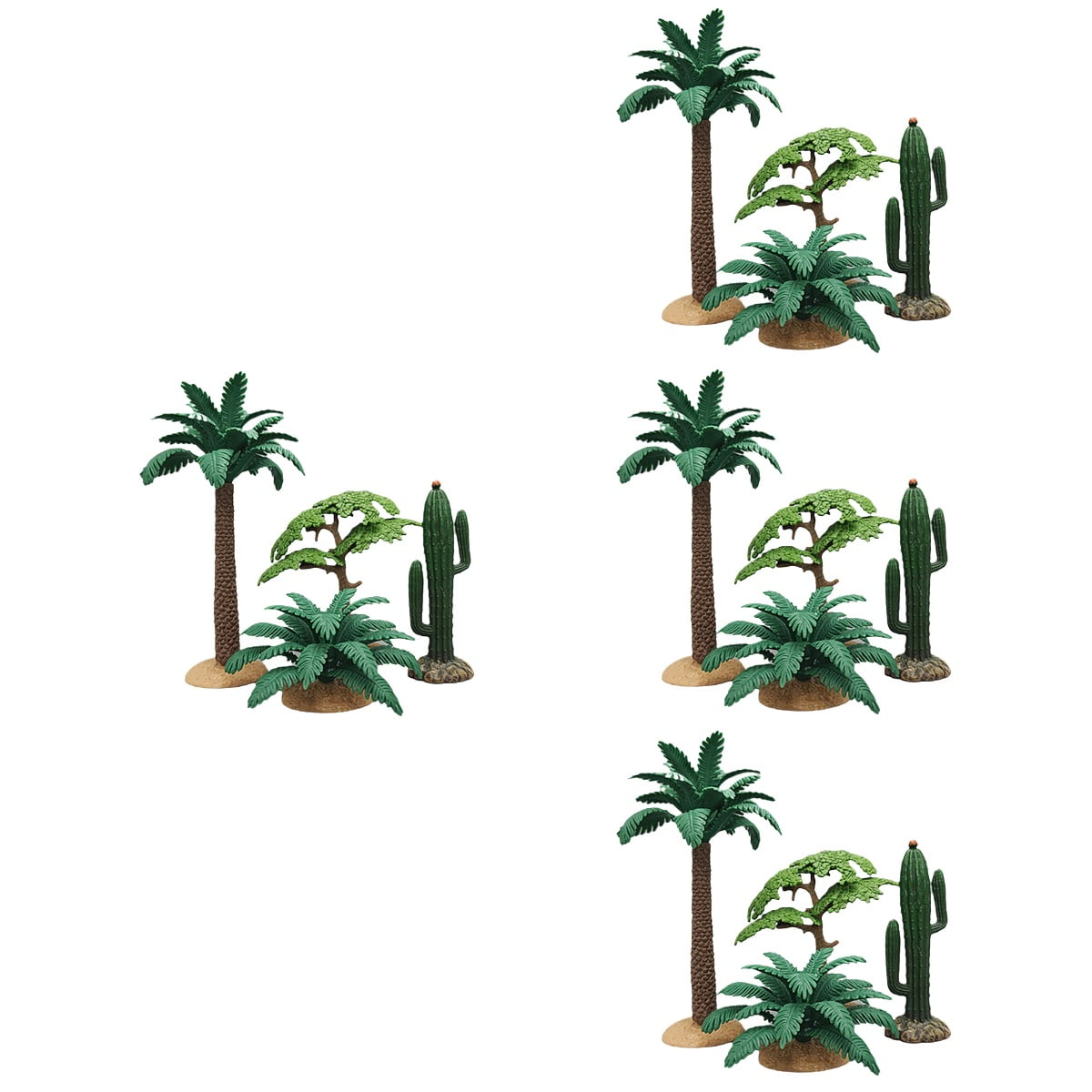 FRCOLOR 16 pcs Emulated Plants Micro Plants Models Landscaping Tree ...