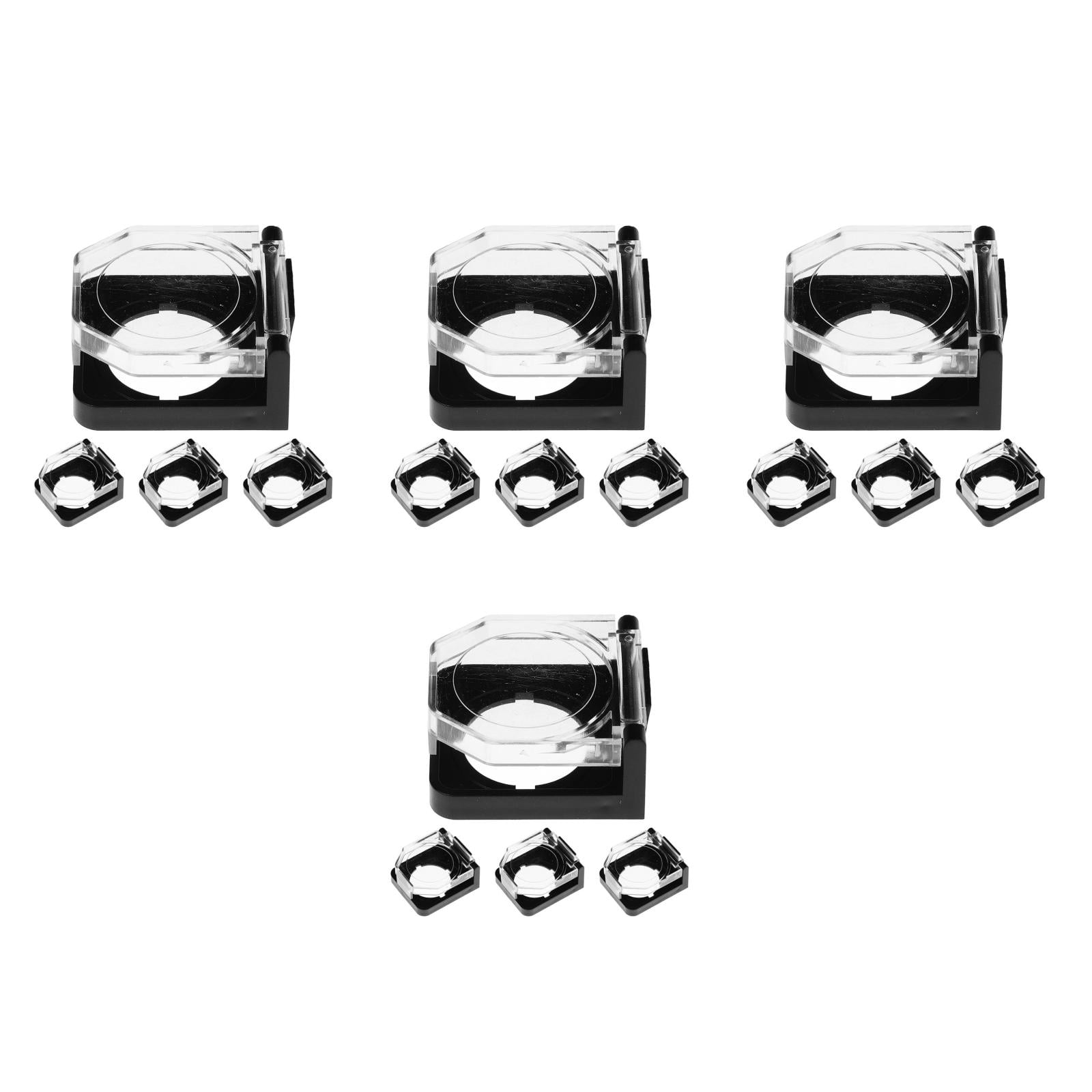 LABSERRON Raindrops 16 pcs Emergency Button Protective Cover for Fire ...