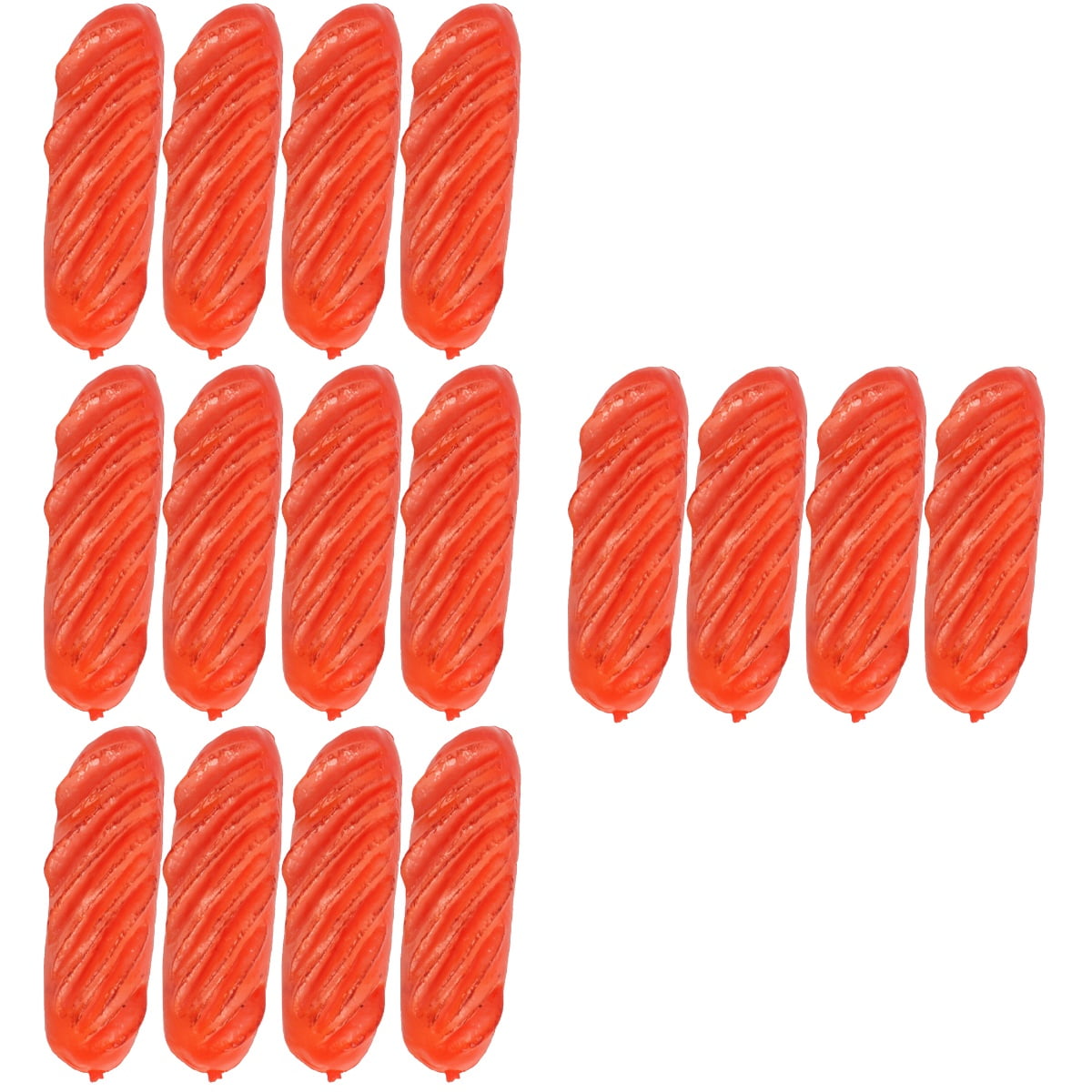 FRCOLOR 16 pcs Mini Realistic Artificial Sausage Fake Hot Dog Model ...