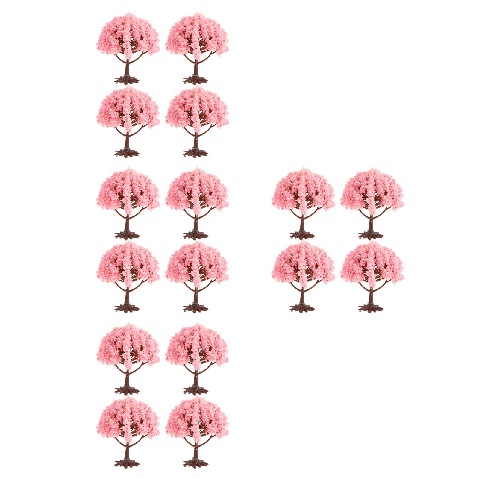 FRCOLOR 16 pcs Model Trees Miniature Flower Tree Model Diy Building Sand Table Mini Model Trees ...
