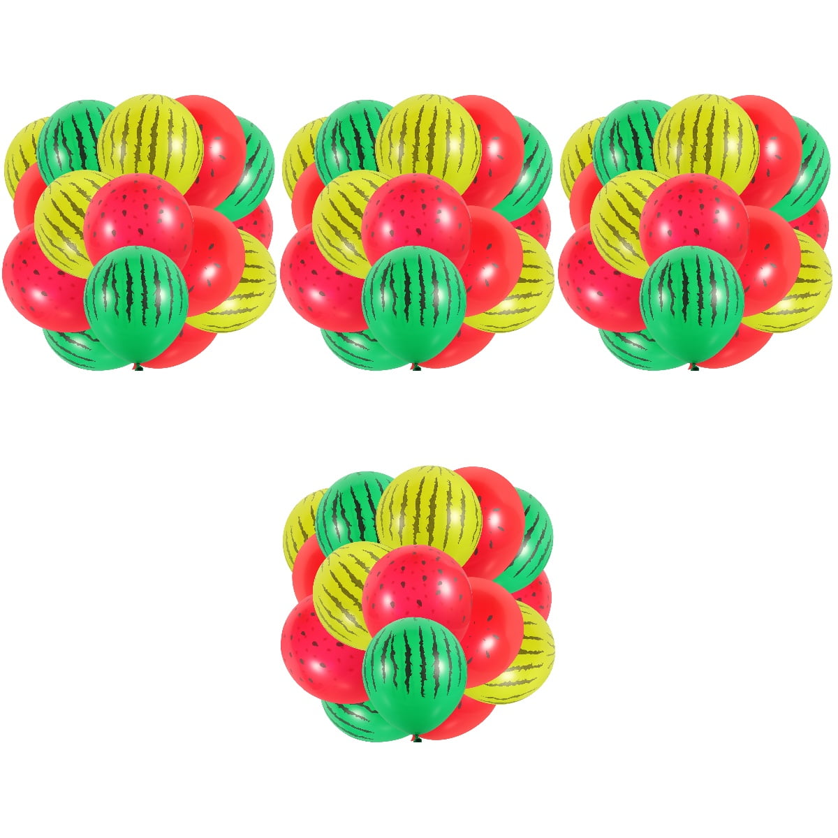 FRCOLOR 160 pcs Hawaiian Watermelon Design Balloons Hawaiian Party ...