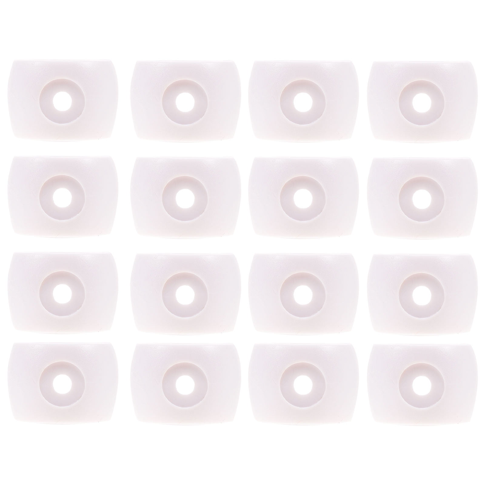 FRCOLOR 16Pcs White Round PVC Foosball Table End Caps For Game Room ...