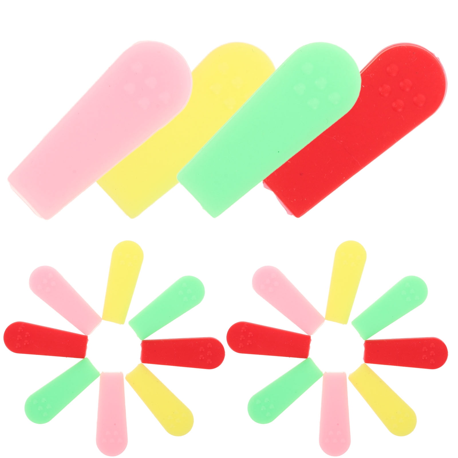 FRCOLOR 16pcs Claw Clip Rubber Covers, Mini Claw Machine Claw Sleeves ...