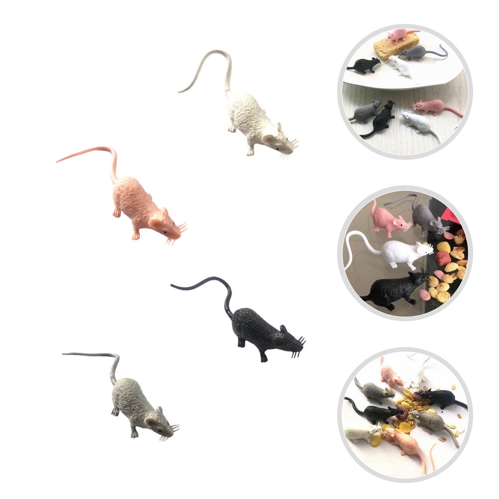 FRCOLOR 16pcs Realistic Mouse Fake Mouse Plastic Mini Rats Simulation ...
