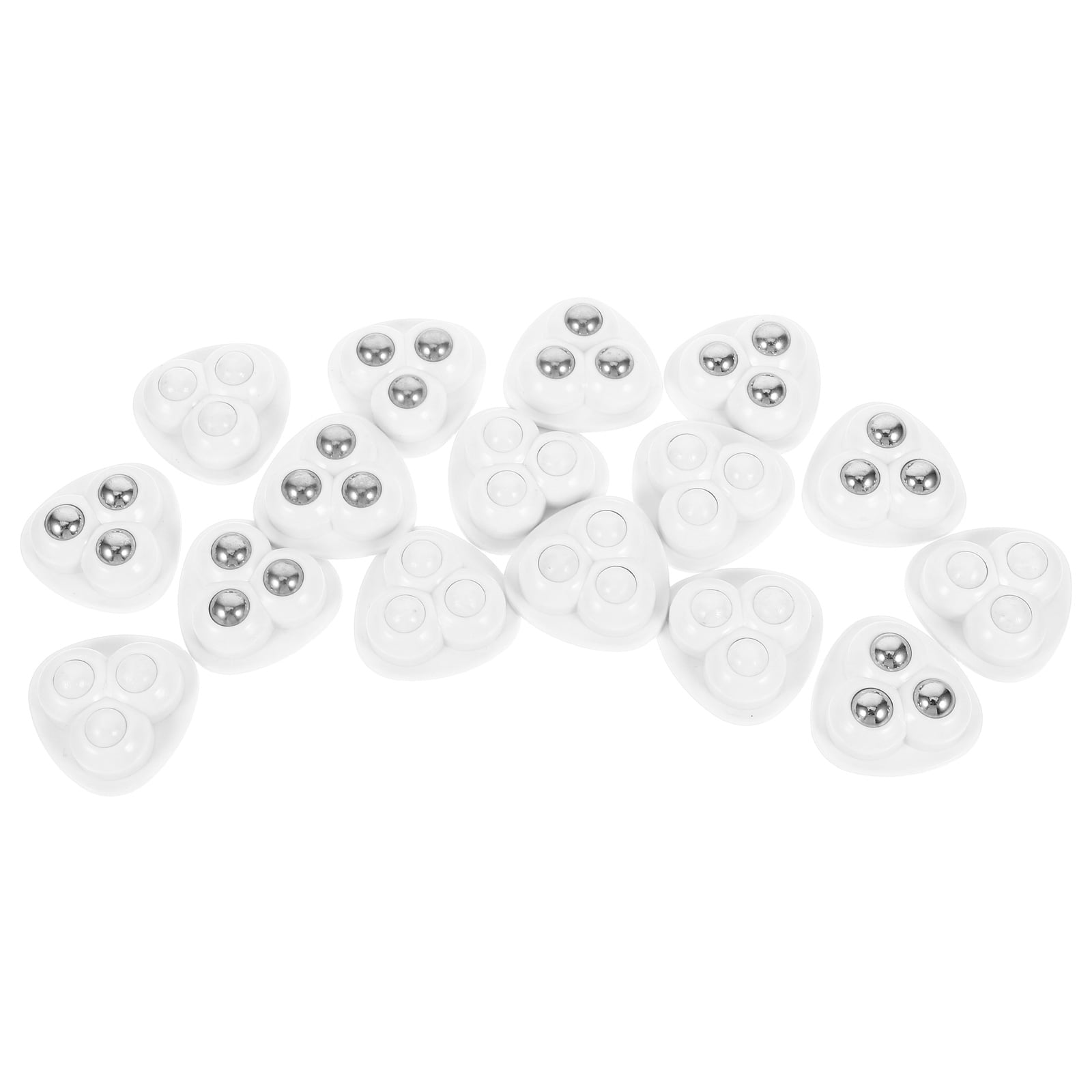 FRCOLOR 16pcs Self-Adhesive Mini Caster Wheels For Furniture Universal ...