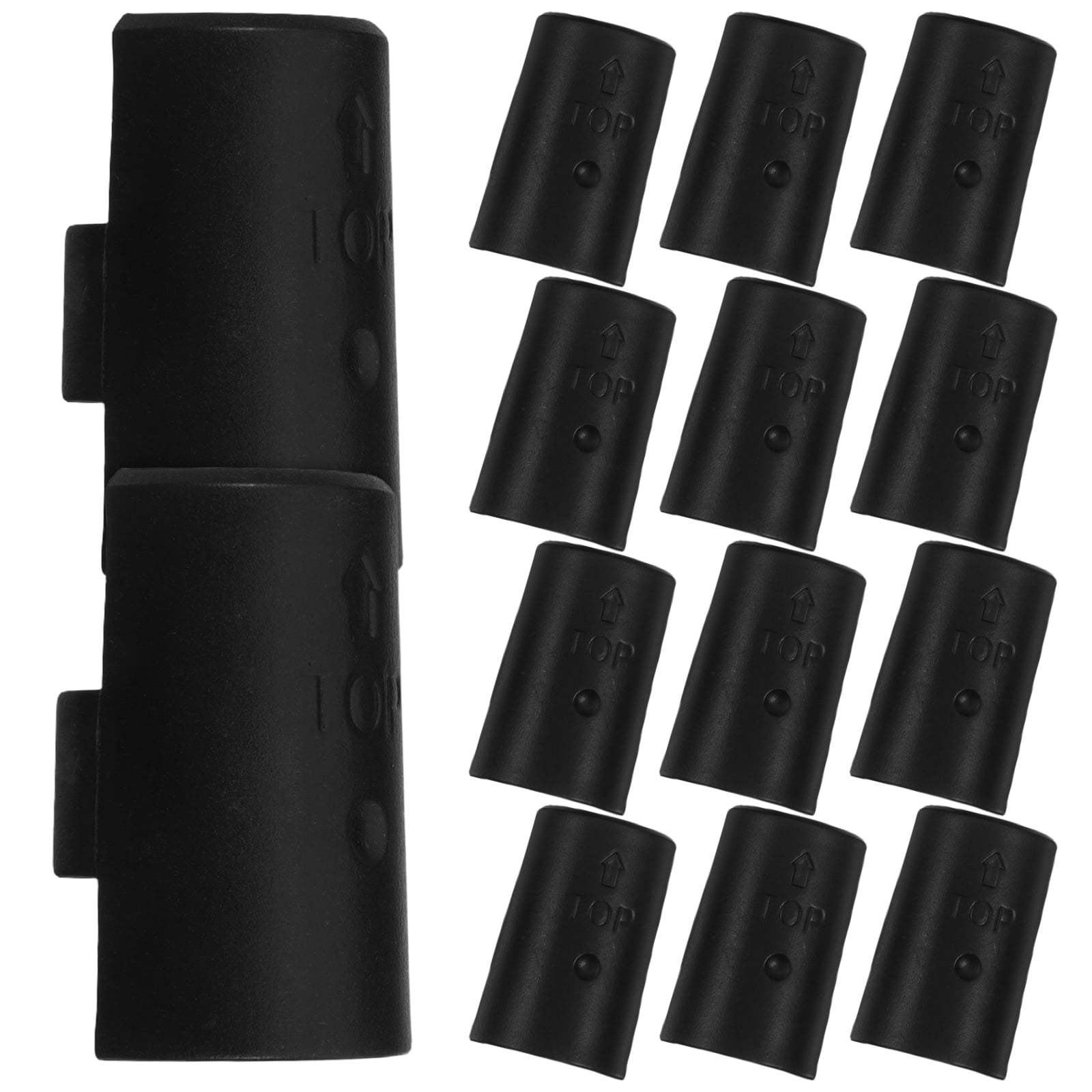 FRCOLOR 16pcs Wire Shelf Clips Black Shelf Lock Clips For Metal ...
