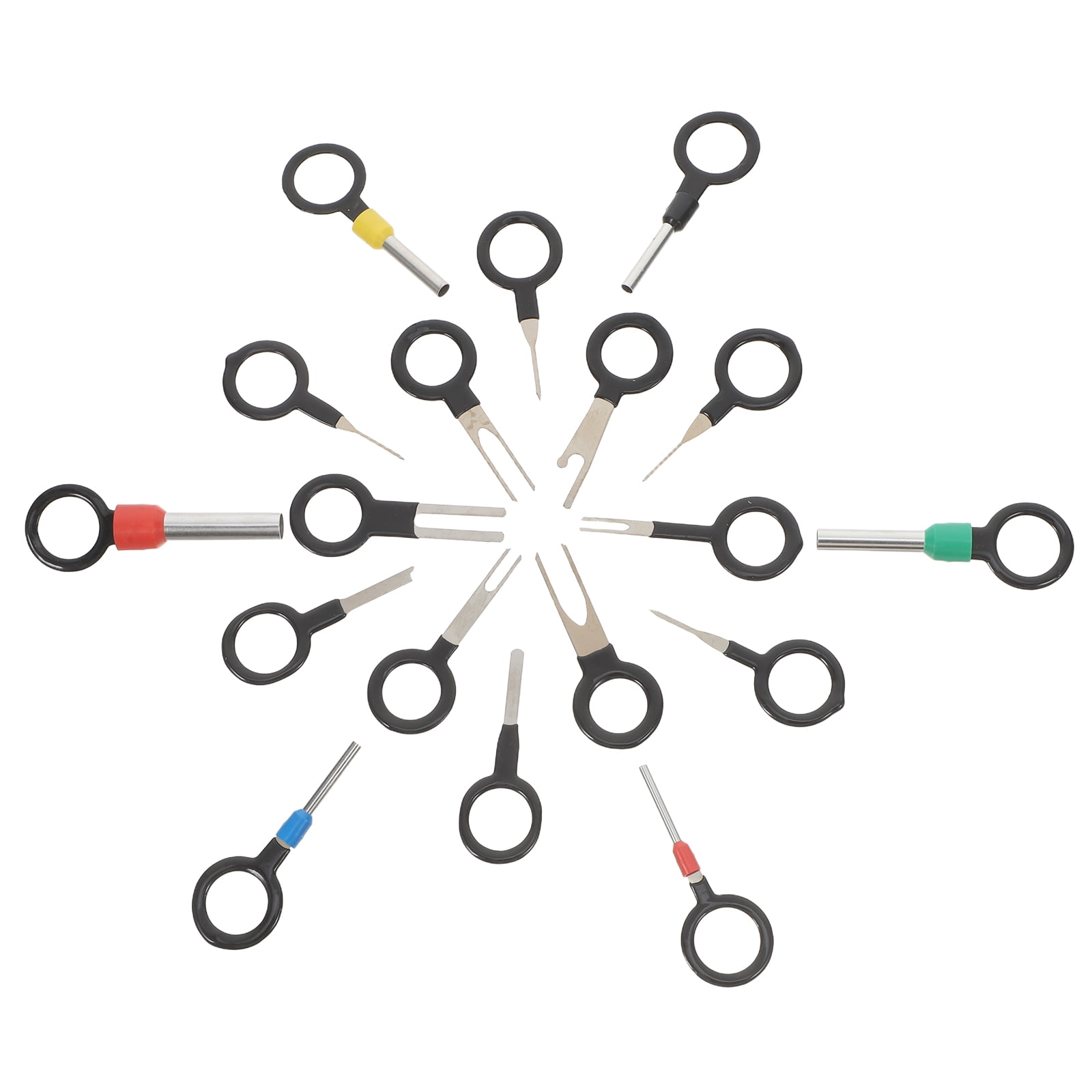 TAILTOSS Electrical Pin Removal Tool Kit Assorted Color 18Pcs 2.2x0.8x0 ...