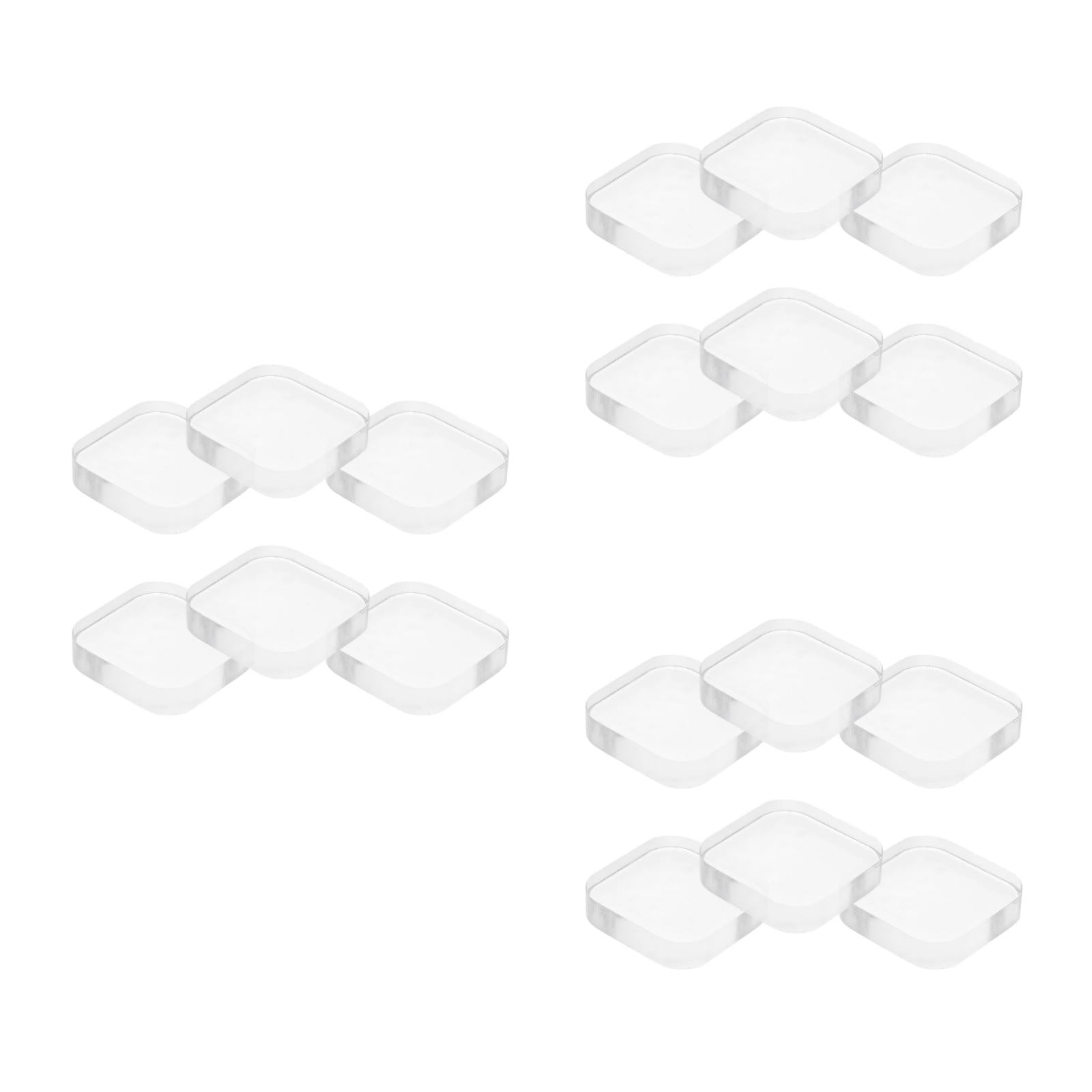 FRCOLOR 18 pcs Clear Cabinet Door Bumpers Doorknob Wall Protectors Wall ...