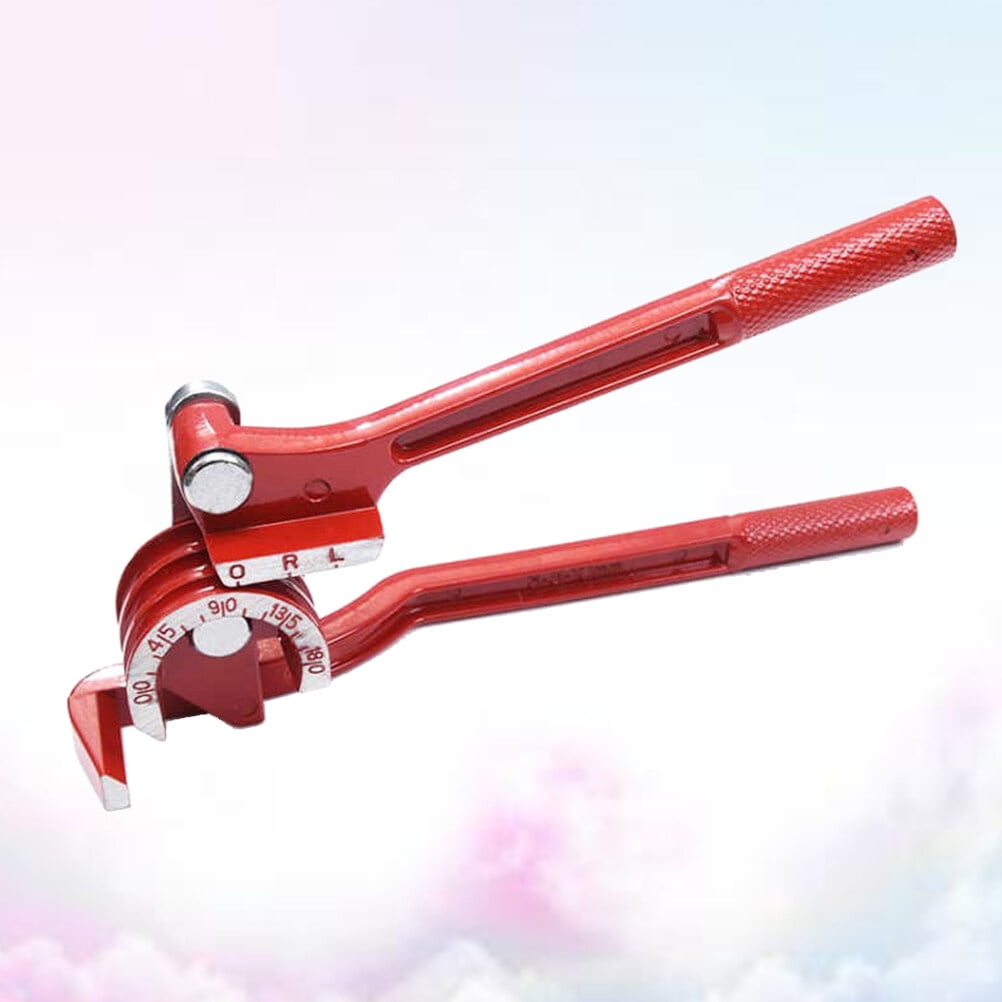 FRCOLOR 180 Degree Manual Tube Bender Tool Level Benders Bending Red ...
