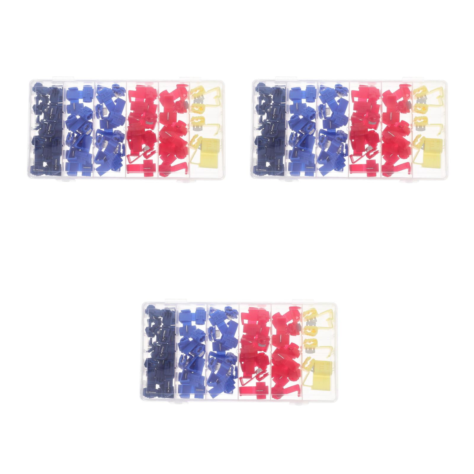 FRCOLOR 195 pcs Quick Splice Electrical Wire Connectors Solderless Snap ...