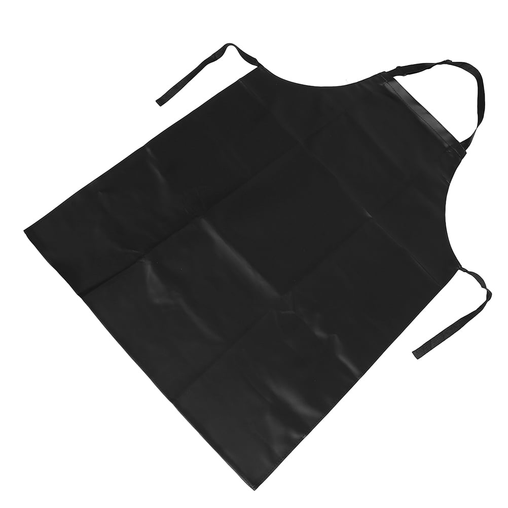 FRCOLOR 1Pack Black Pu Leather Apron With Acid-Alkali Resistance For ...