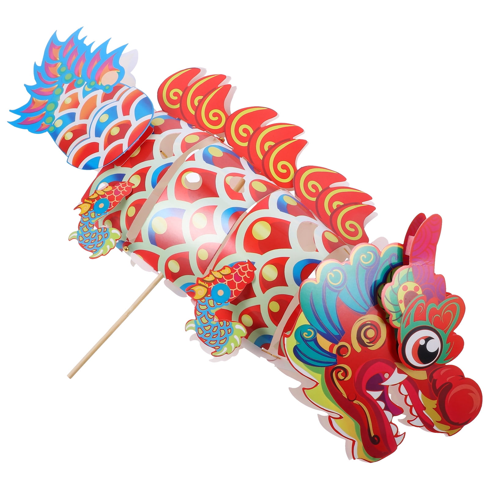 WRISTBIQUE Paper Dragon Chinese New Year Photo Prop 1Pcs 23.6x7.9x7.9in ...
