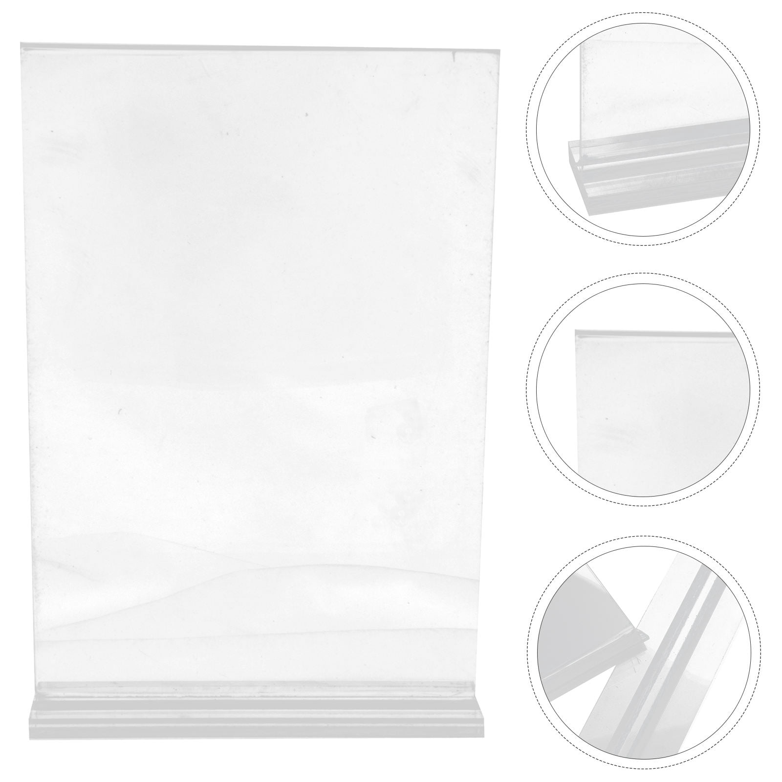 FRCOLOR 1Pack Small Tabletop Sign Holder 29.5x21cm for Compact Spaces ...