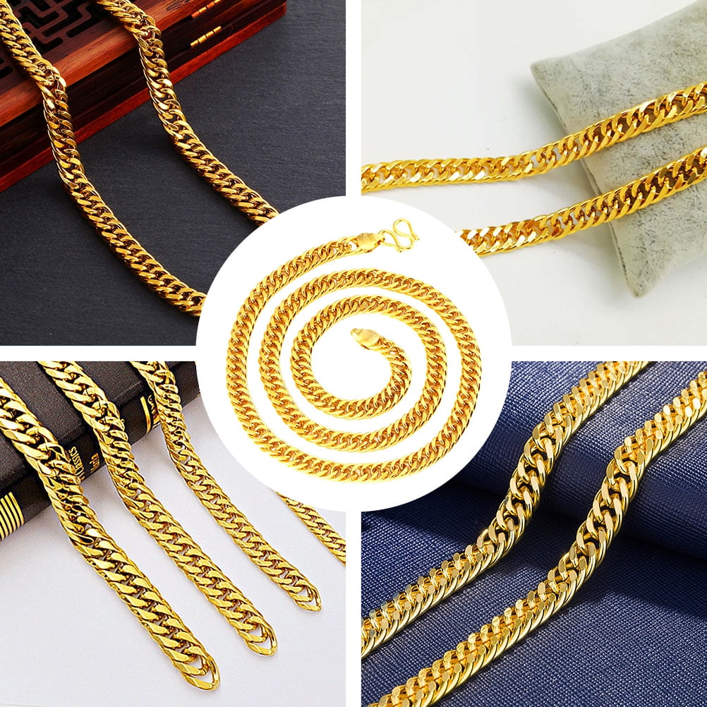 FRCOLOR 1Pc Golden Chain for Stage Performance 50cm x 0.4cm - Walmart.com