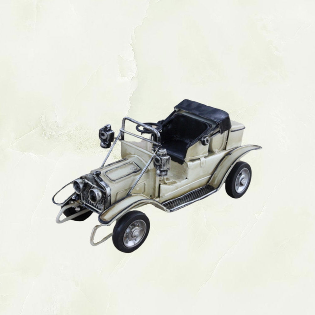 FRCOLOR 1Pc Vintage Wrought Iron Car Model Decoration Car Model Metal ...