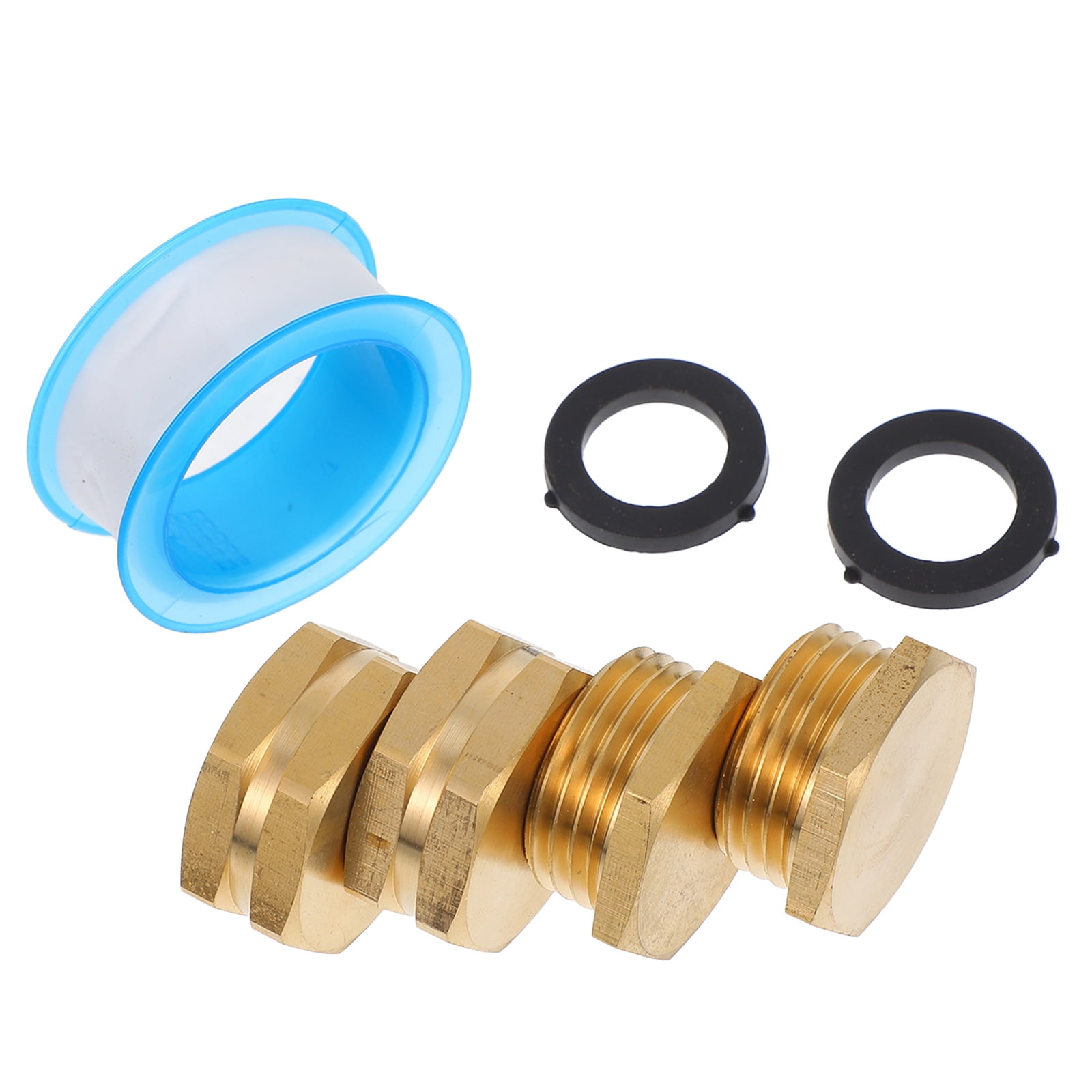 WASHWEPE Leakproof Garden Hose Cap Golden 1 Set 3.00X2.40X1.40CM ...