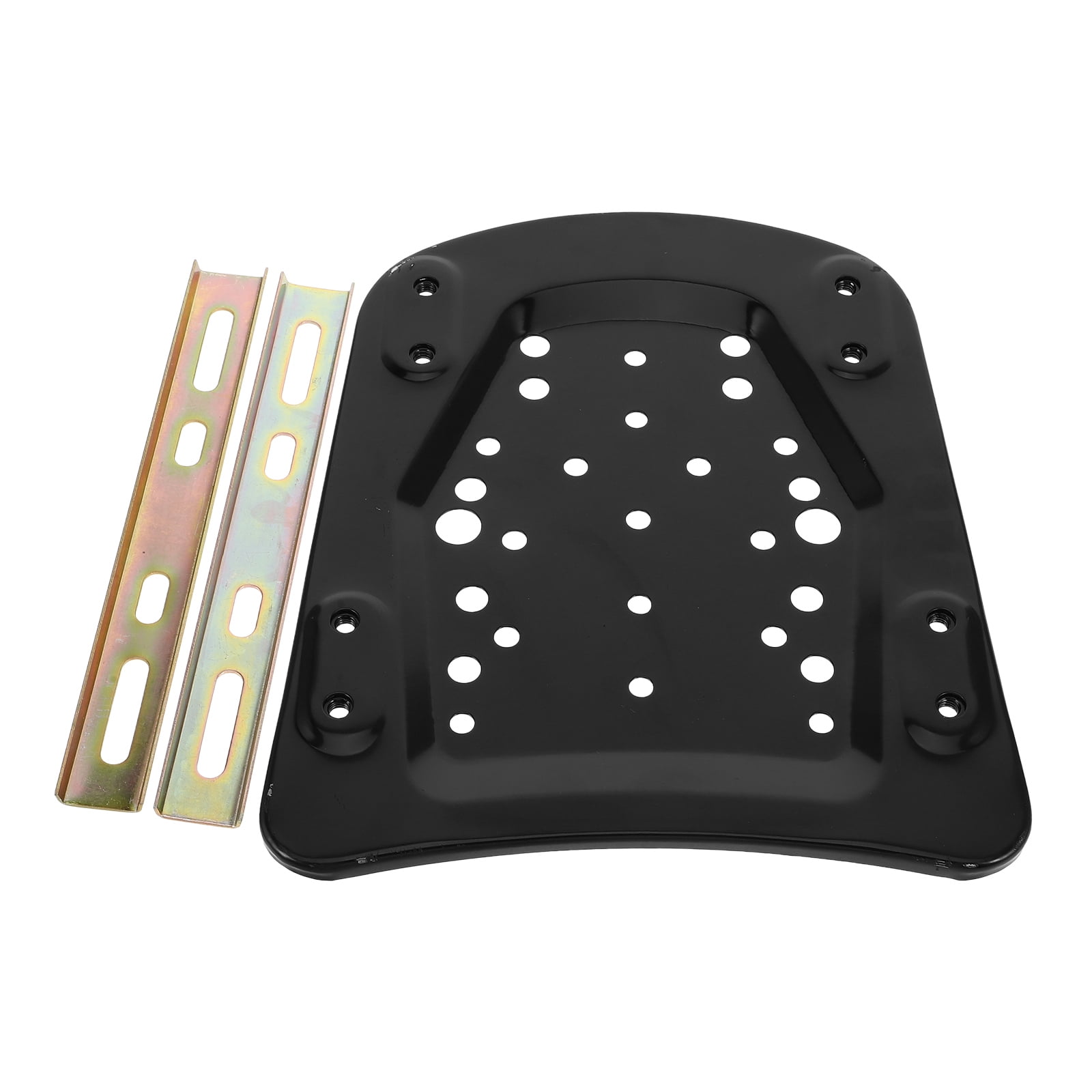 FRCOLOR 1Set Universal Motorcycle Rear Luggage Rack Base Plate Adapter With Screws For Electric ...
