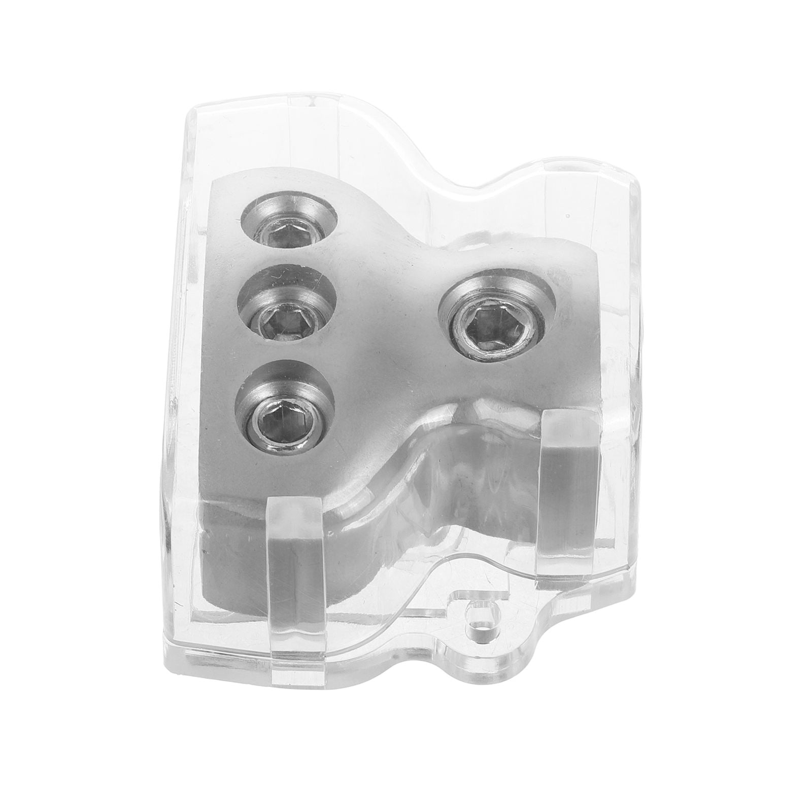 Frcolor 1pc 3 Way Power Distribution Block 1 X 2 Gauge X 4 Gauge Out Car Audio Stereo Amp