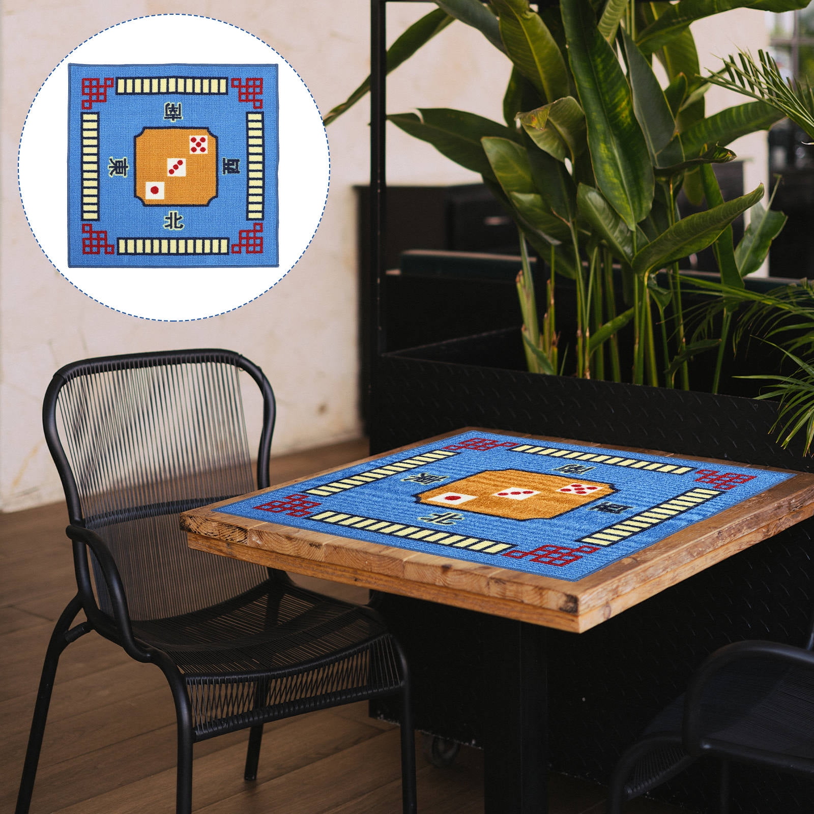 FRCOLOR 1pc Dominoes Game Mat Multi-use Square Table Cover Majiang ...