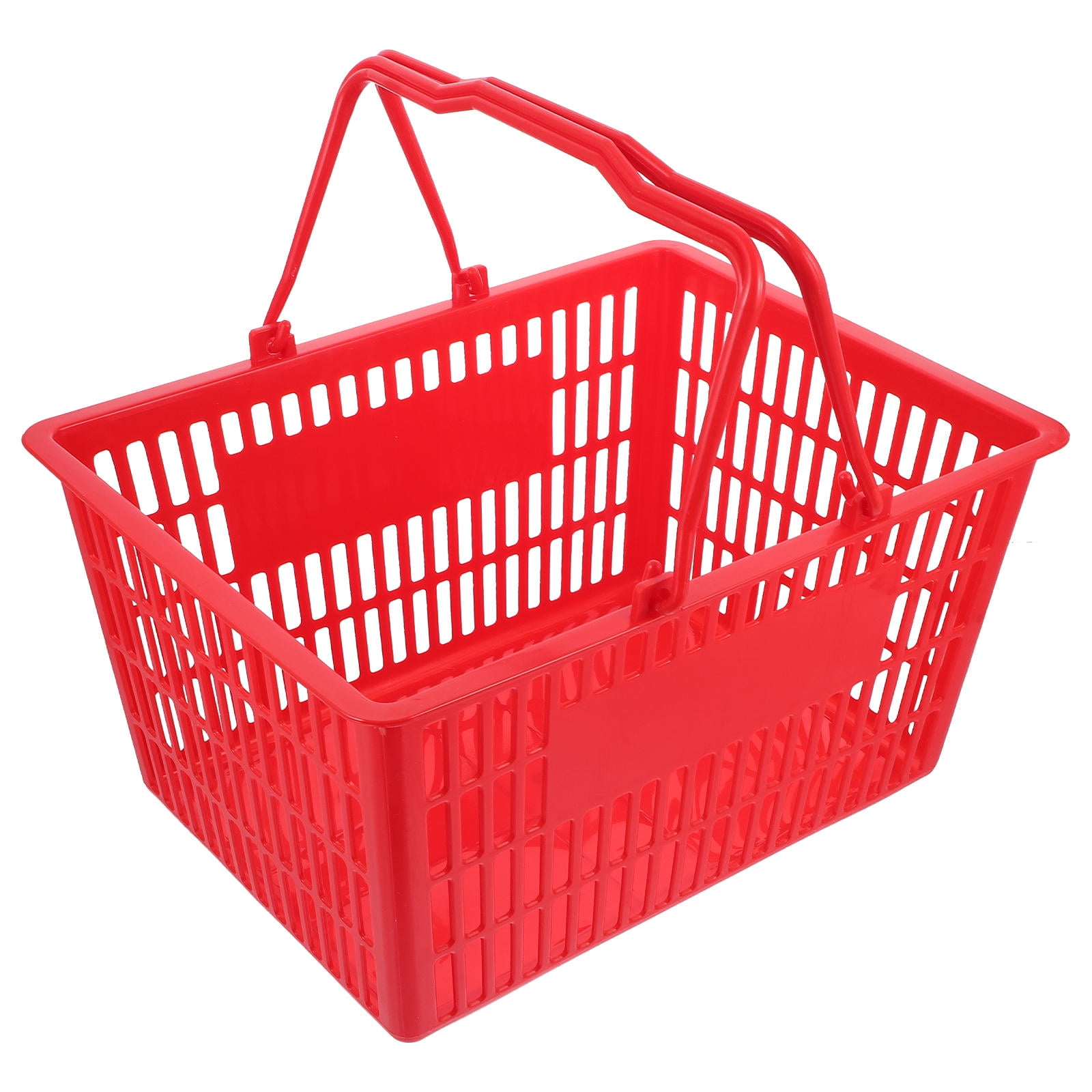FRCOLOR 1pc Mall Shopping Basket Merchandise Storage Basket Plastic ...