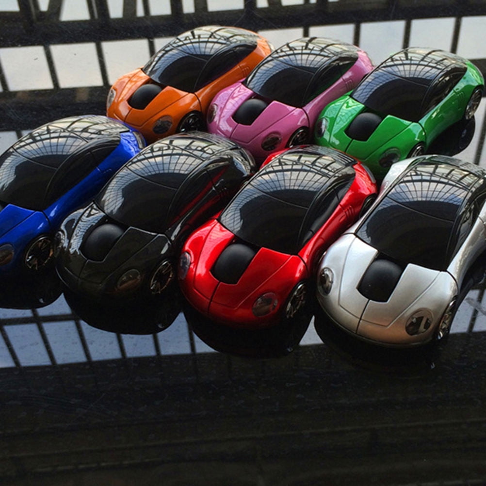 FRCOLOR 2.4GHz 3D Car Shape Wireless Optical Mouse USB Gaming Mouse ...