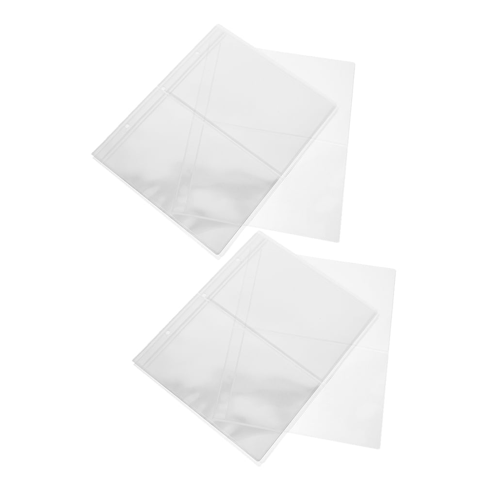 FRCOLOR 2 Bags Inside The Banknote Collection Book Cash Bill Clear ...