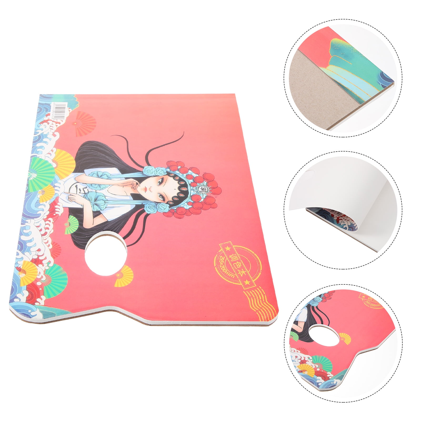 FRCOLOR 2 Books Paper Paint Color Palettes Painting Pallet Trays ...