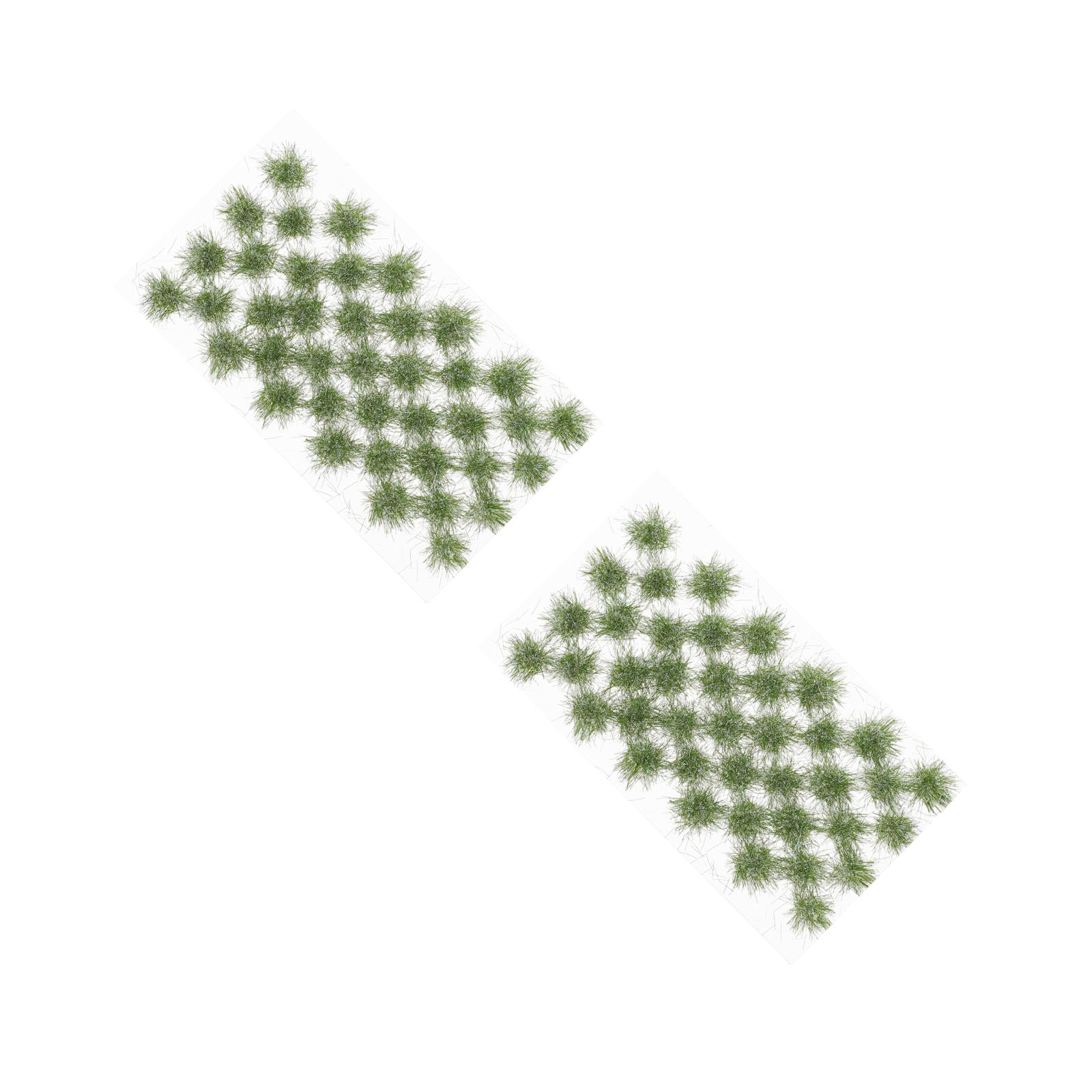 FRCOLOR 2 Boxes Static Grass Tuft Model Miniature Grass Cluster Railway ...