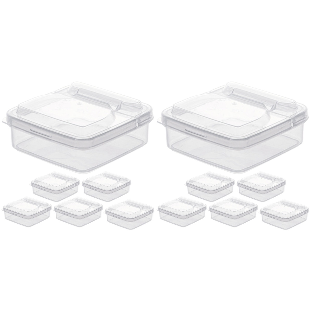 CIMAXIC 12Set Clear PP Cheese Boxes for Daily Use in Home Kitchens ...