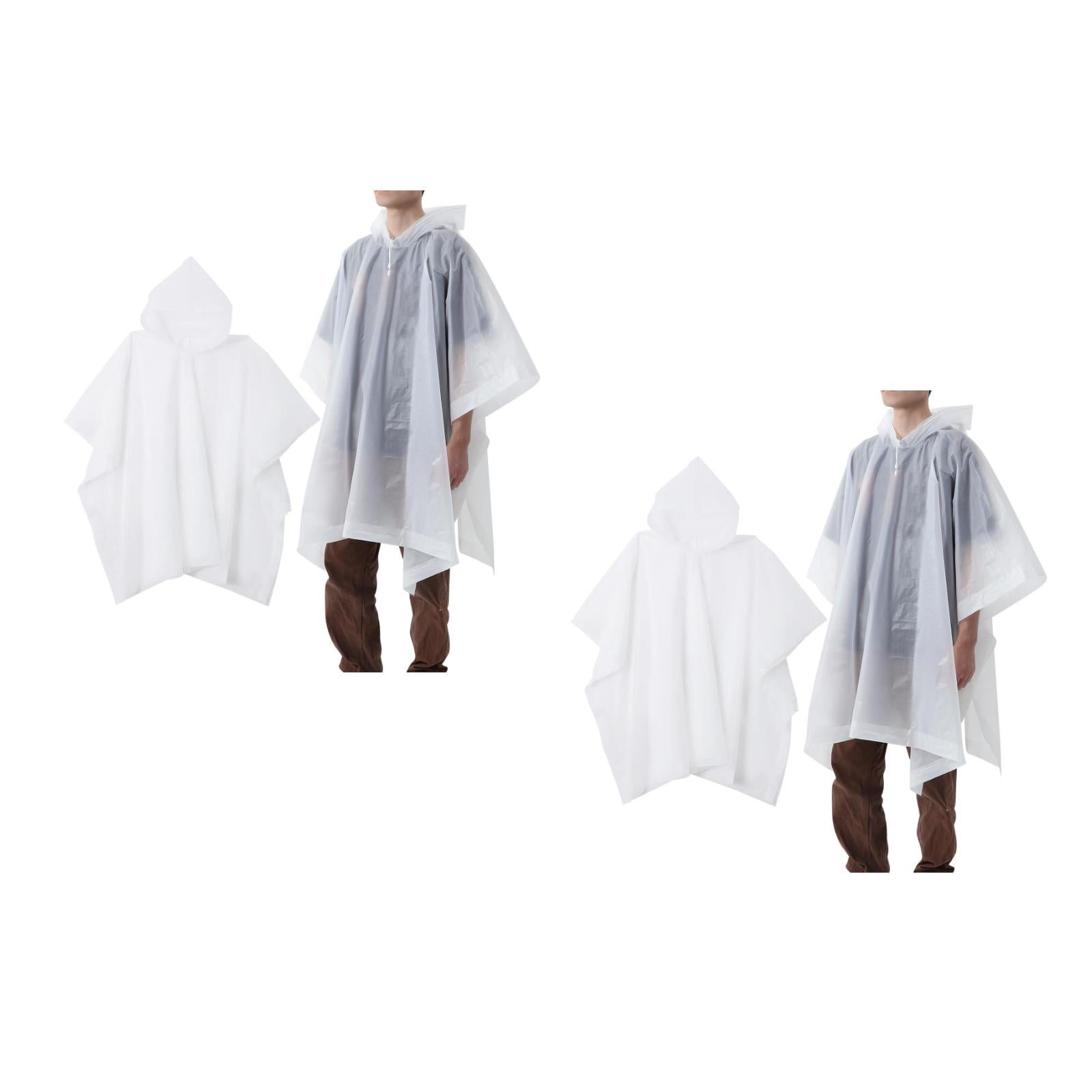 FRCOLOR 2 Pack Hood 3-in-1 Raincoat Man 125.60X124.60X0.50CM ...