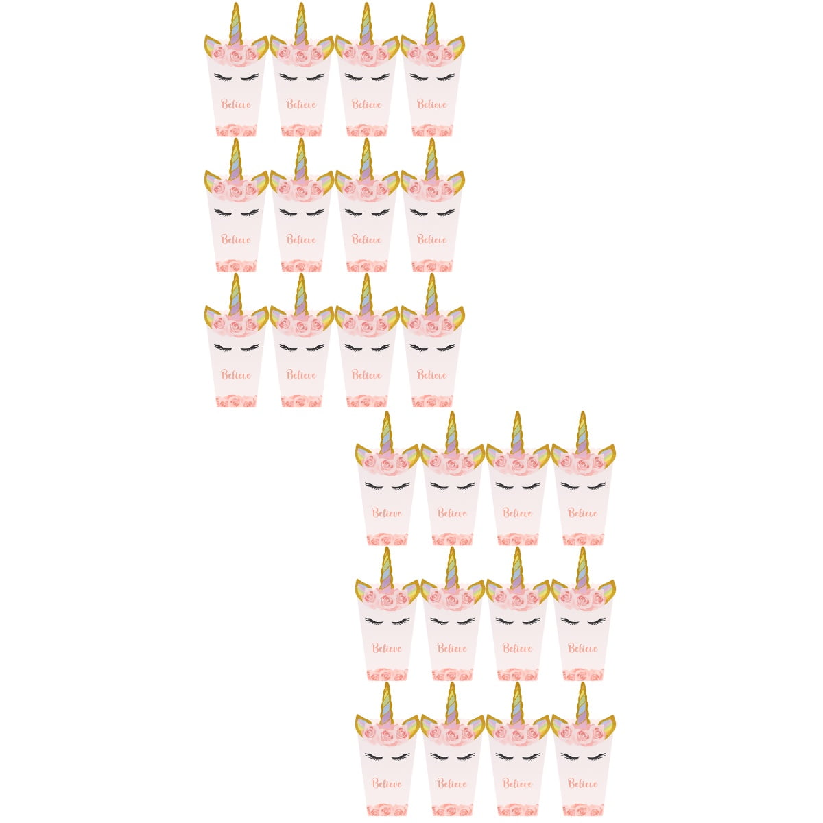 LABSERRON Popcorn Storage Boxes Assorted Color 24Pack For Event Guests ...